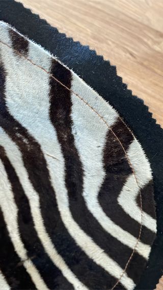 Tappeto in vera zebra nuovo