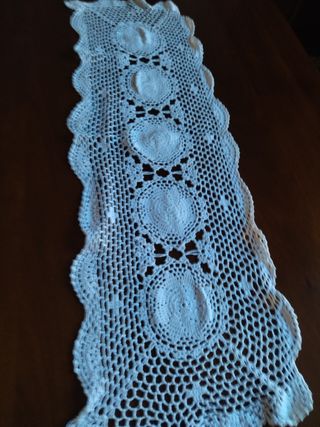 centrotavola all'uncinetto rettangolare