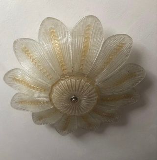 Plafoniera in vetro di Murano 