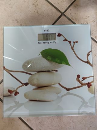 Bilancia pesa persone digitale in vetro 