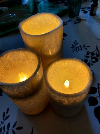 candele a led con telecomando