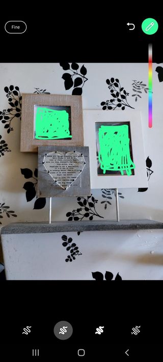 cornice portafoto in legno vintage