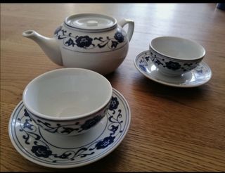 Servizio da thé, blu