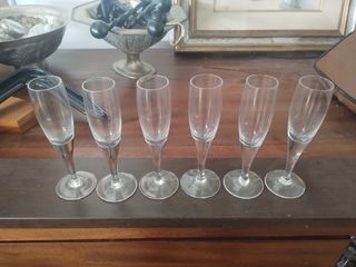 set di sei bicchierini da grappa