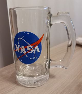 boccale birra NASA 14 x 7 cm
