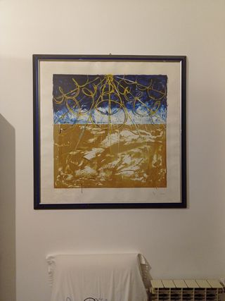 serigrafia di Mario Schifano