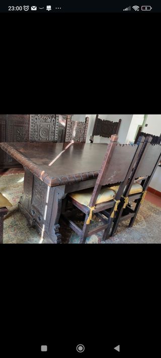 fratino intagliato a mano, oggetto antico