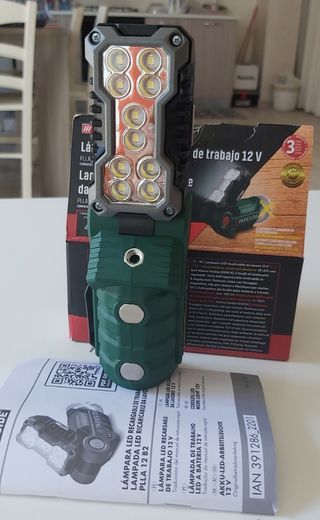 Lampada PARKSIDE a Led Torcia a batteria  PLLA 12