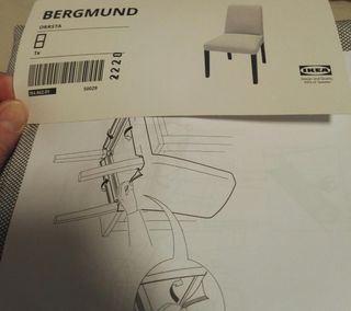 Fodera per sedia Bergmund Orrsta ikea