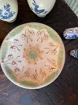 Piatto decorativo in ceramica di Caltagirone