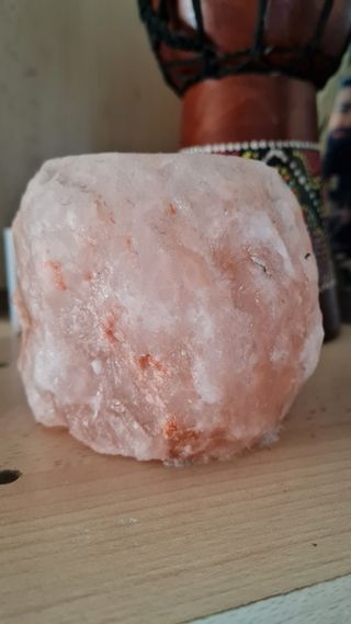 porta candela, lampada di sale 