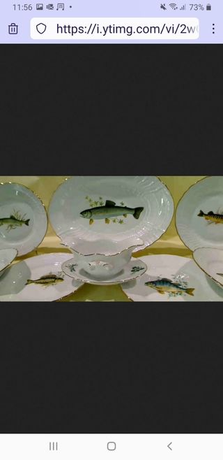 Servizio Pesce Richard Ginori Vintage