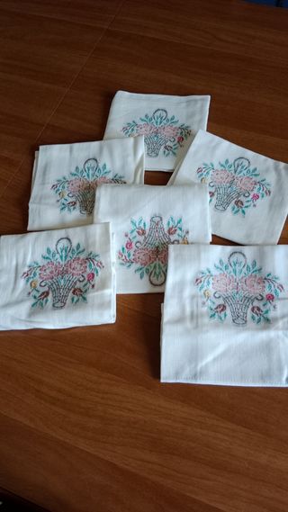 tovaglioli in cotone PZ. 6