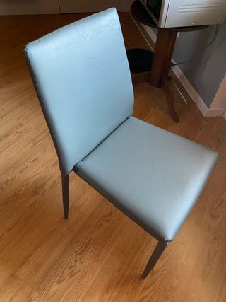 Sedie ecopelle rovinate 6 pezzi