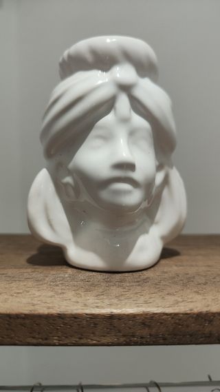 vasetto/portastuzzicadenti testa di moro 