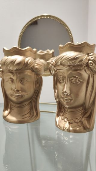 Coppia Vasi teste di Moro 