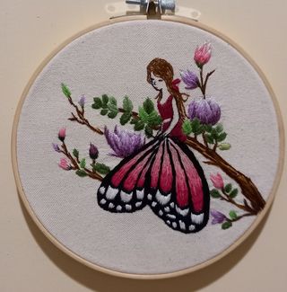 Decorative embroidery pictures