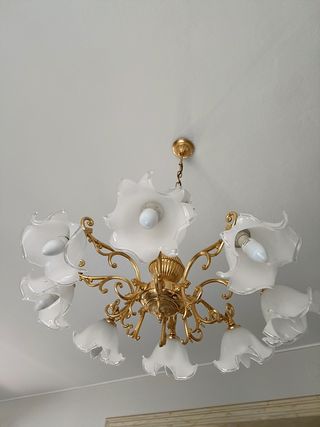 Lampadario con 8 portalampada