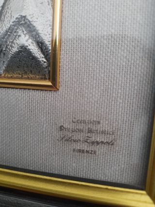Quadro in argento e oro