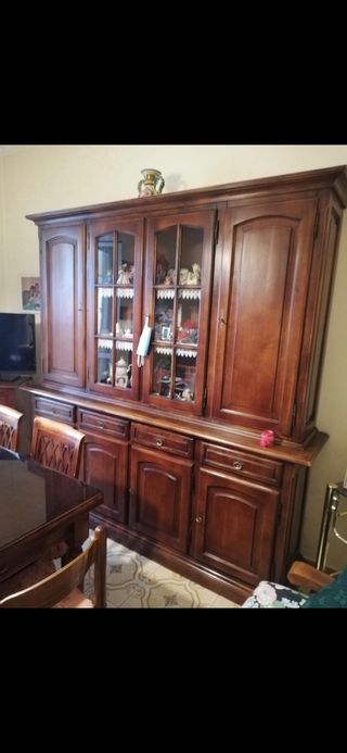 Mobili + tavolo con 4 sedie arte povera 