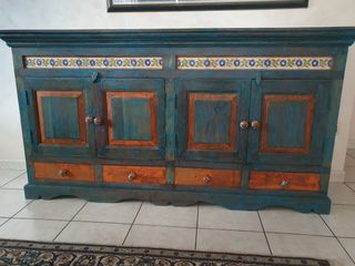 Credenza Etnica Indiana