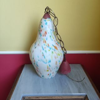 Lampadario anni '60 in vetro di Murano 