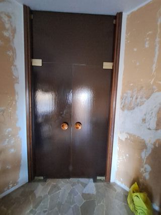 Porta doppia a vetri