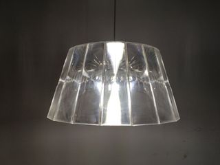 Lampadario acrilico trasparente