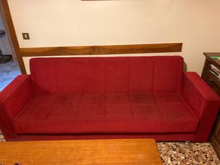 Divano letto con cassetto raccoglitore