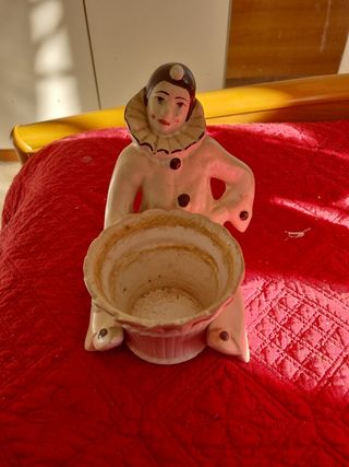 vaso con pagliaccio