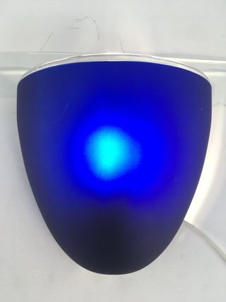 Aplic vetro soffiato blu/trasparente