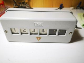 Zeus Rapizzi brevetti Vintage centralino elettrico