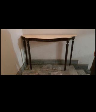 Consolle Antica Marmo e Legno