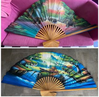 Coppia ventagli da parete 