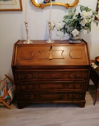Cassettone bureau con ribalta - vintage