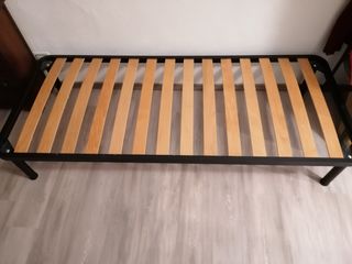 Rete a doghe 80x190, con gambe staccabili