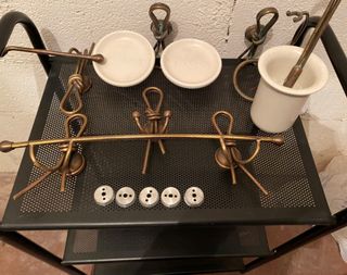 Etrusca 6 Pezzi Set Accessori da Bagno - VINTAGE