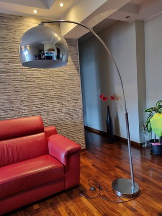 lampada da soggiorno a arco