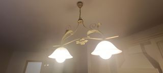 Lampadario classico due luci 