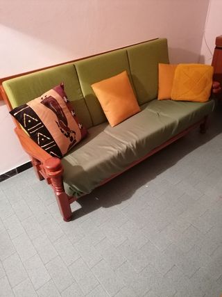 divano panca in legno massiccio