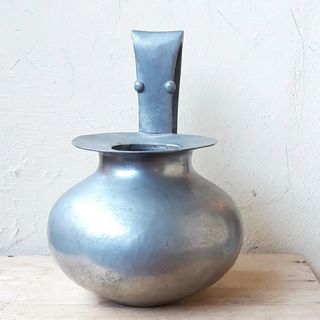 vaso portafiore in peltro 