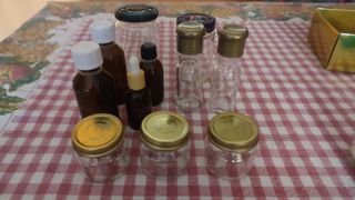 vasetti vuoti vetro x riciclo