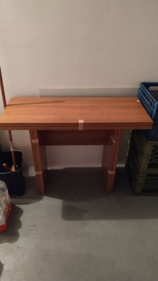 tavolo consolle apribile a libro 