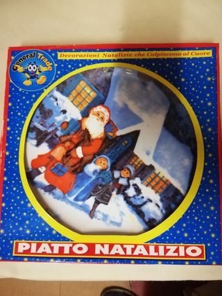 Piatto natalizio General trader con appoggio