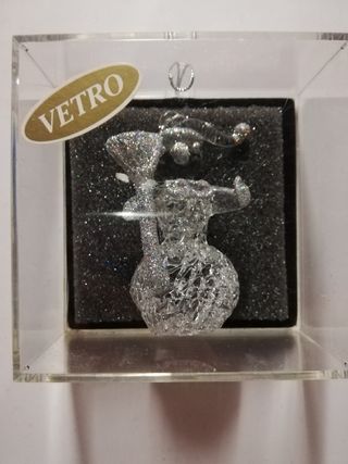 angioletto di Natale in vetro 