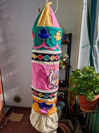 Portalampada in tessuto