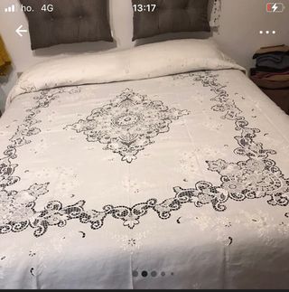 Copriletto lino