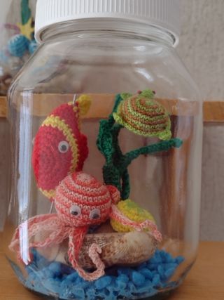 Acquario all'uncinetto