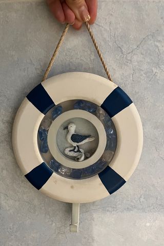 Quadretto legno mare 