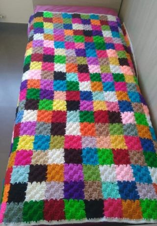 coperta singola handmade 